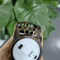 China Personalized Photo Lantern Sublimation Blank LED Christmas Lanterns Hanging Ornaments Christmas Decorations for sale