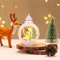 China Personalized Photo Lantern Sublimation Blank LED Christmas Lanterns Hanging Ornaments Christmas Decorations for sale