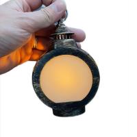 China Personalized Photo Lantern Sublimation Blank LED Christmas Lanterns Hanging Ornaments Christmas Decorations for sale