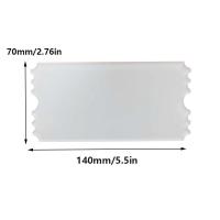 China Creative 3mm Sublimation Blank Acrylic Ticket for sale