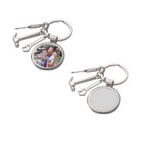 China Diy Custom Father'S Day Keychain Sublimation Daddy Photo Keyring for sale