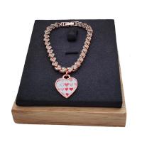 China Double Sided Printing Sublimation Rhinestones Bracelet Ins Style for sale