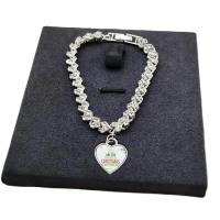 China Double Sided Printing Sublimation Rhinestones Bracelet Ins Style for sale