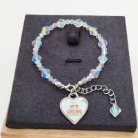 China Double Sided Printing Sublimation Rhinestones Bracelet Ins Style for sale