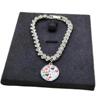 China Double Sided Printing Sublimation Rhinestones Bracelet Ins Style for sale