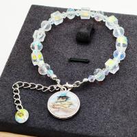 China Double Sided Printing Sublimation Rhinestones Bracelet Ins Style for sale