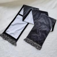 China 6 Panel Crystal Velvet Sublimation Scarf Blanks Custom Photo Panel Winter Scarf For Adult And Kids for sale