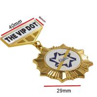 China Sublimation Medal Blanks Personalized Blank Gold Pin Medals for sale