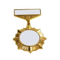 China Sublimation Medal Blanks Personalized Blank Gold Pin Medals for sale
