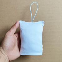 China Double Sided Polyester Sublimation Car Air Freshener Blank Creative Car Hanger for sale