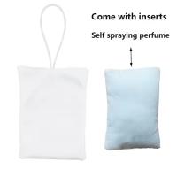 China Double Sided Polyester Sublimation Car Air Freshener Blank Creative Car Hanger for sale