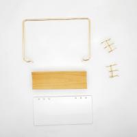 China Creative Double Sided Blank Sublimation Calendar Frame Display And Holder With Printable 7 PET Sheets for sale