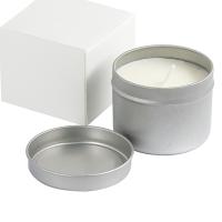 China Sublimation Blank Metal Round Tin Box Metal Candle Jar Customized Printing Gift Metal Box for sale