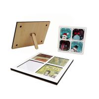 China Sublimation Blank MDF Magnets Photo Frame Diy Graduation Photo Frame Personalized MDF Photo Frame for sale