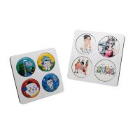 China Sublimation Blank MDF Magnets Photo Frame Diy Graduation Photo Frame Personalized MDF Photo Frame for sale