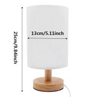 China Personalized Wood Base Desktop Sublimation USB Night Lamp Light With Printable PET Film For DIY Printing for sale