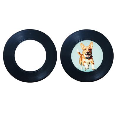 China Blank Printable Sublimation Vinyl Record Fridge Magnets Personalized Sublimation Gifts for sale