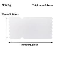 China Creative Sublimation Blank PET Plastic Ticket Diy Custom Printable Concert Tickets for sale