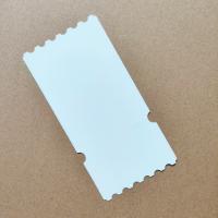 China Creative Sublimation Blank PET Plastic Ticket Diy Custom Printable Concert Tickets for sale
