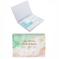 China Sublimation B5 PET Cover Spiral Coils Weekly Planner Blank Schedule Book For Heat Press for sale