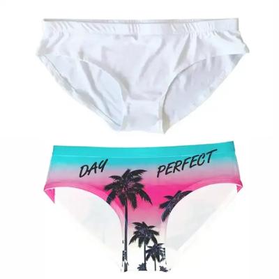 China Personalized 100% Polyester Sublimation Panties Diy Women Underwear Blanks For Heat Press for sale