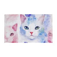 China Sublimation Blank Waffle Weave Kitchen Towels Personalized Custom Tea Towels 58x26cm for sale