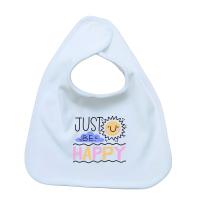 China Sublimation Baby Bibs Blanks Customized Logo Super Soft Polyester Cotton Bib for sale