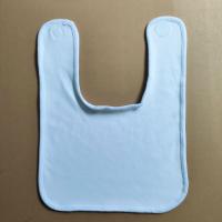 China Sublimation Baby Bibs Blanks Customized Logo Super Soft Polyester Cotton Bib for sale