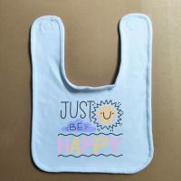 China Sublimation Baby Bibs Blanks Customized Logo Super Soft Polyester Cotton Bib for sale