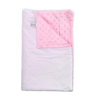 China Super Soft Sublimation Fleece Blanket Diy Custom Minky Dot Baby Blanket for sale
