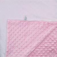 China Super Soft Sublimation Fleece Blanket Diy Custom Minky Dot Baby Blanket for sale