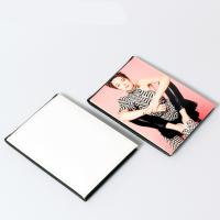 China Double Sided Large Size PU Leather Mirror Sublimation Perfect Sublimation Gifts Blanks for sale