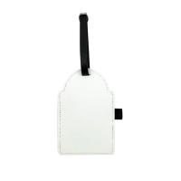 China Blank PU Leather Sublimation Golf Tee Bag Tag Blanks Father'S Day Gift Custom Leather Golf Tee Holder for sale
