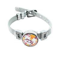 China Metal Sublimation Bracelet Blanks For Love Cross Dad Heart Mom Ok Star US For DIY Photo Printing for sale
