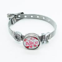 China Metal Sublimation Bracelet Blanks For Love Cross Dad Heart Mom Ok Star US For DIY Photo Printing for sale