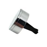 China Custom Metal Silver Blank Car Air Freshener Clips For Sublimation Printing for sale