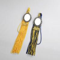 China Double Sided Printing Sublimation Graduation Tassel Photo Charm For Graduation Cap Custom Graduation Tassel Charms for sale