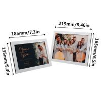 China Vintage Blank Sublimation MDF Photo Frame With Printable Matte Cardboard Custom Wood Frames for sale