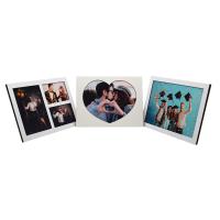 China Vintage Blank Sublimation MDF Photo Frame With Printable Matte Cardboard Custom Wood Frames for sale