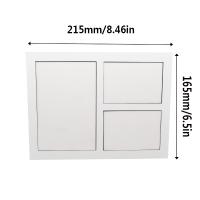 China Vintage Blank Sublimation MDF Photo Frame With Printable Matte Cardboard Custom Wood Frames for sale