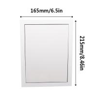 China Vintage Blank Sublimation MDF Photo Frame With Printable Matte Cardboard Custom Wood Frames for sale