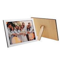 China Vintage Blank Sublimation MDF Photo Frame With Printable Matte Cardboard Custom Wood Frames for sale