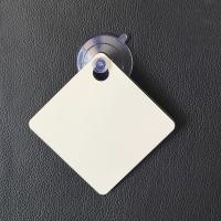 China Blank Double-Sided DIY Printable MDF Warning Sign With Suction Cup Sublimation Car Warning Sign for sale