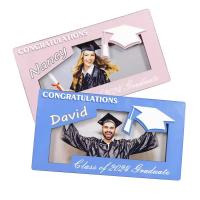 China 3 Layers 9mm Sublimation Graduation Photo Frame Blank MDF Graduation Money Card for sale