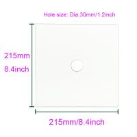 China Custom 3mm Sublimation MDF Graduation Cap Toppers Blank Grad Hat Topper for sale