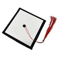 China Custom 3mm Sublimation MDF Graduation Cap Toppers Blank Grad Hat Topper for sale