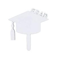 China Custom Graduation Fans Diy Sublimation Graduation Fans With Picture for sale
