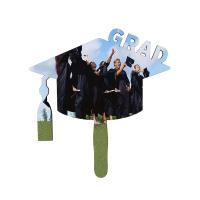 China Custom Graduation Fans Diy Sublimation Graduation Fans With Picture for sale