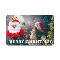 China Sublimation MDF Christmas Photo Frame With Doll Personalized Christmas Picture Frames for sale