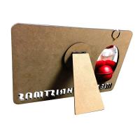 China Sublimation MDF Christmas Photo Frame With Doll Personalized Christmas Picture Frames for sale